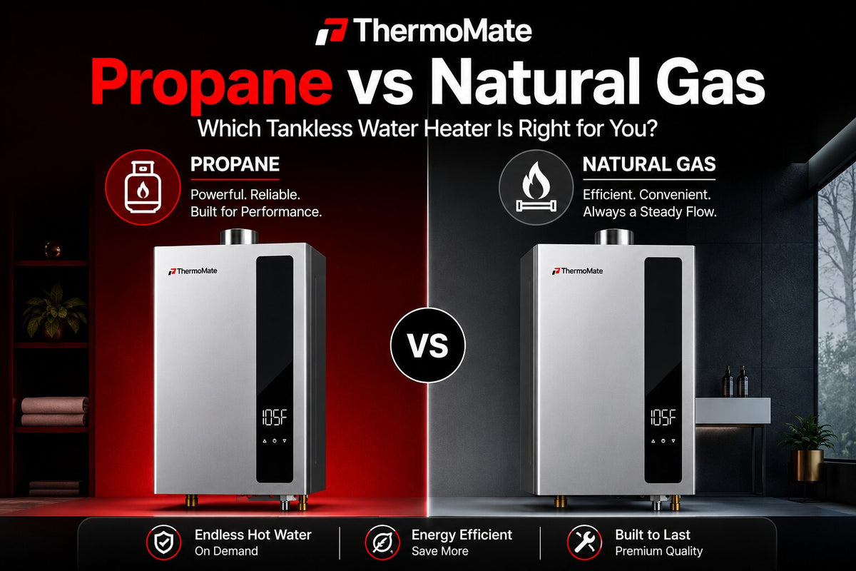 Propane vs Natural Gas Tankless Water Heater: Which Is Better?