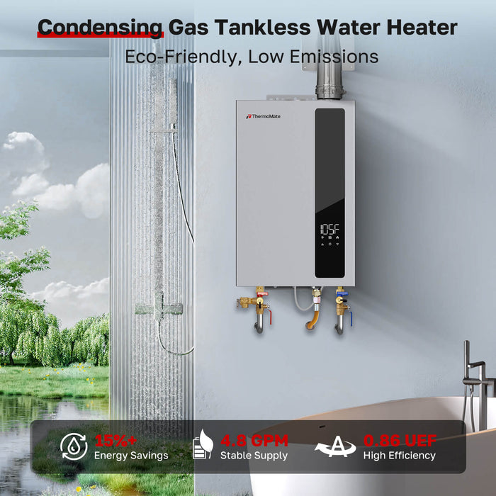 5.28 GPM Condensing Residential Natural Gas Tankless Water Heater